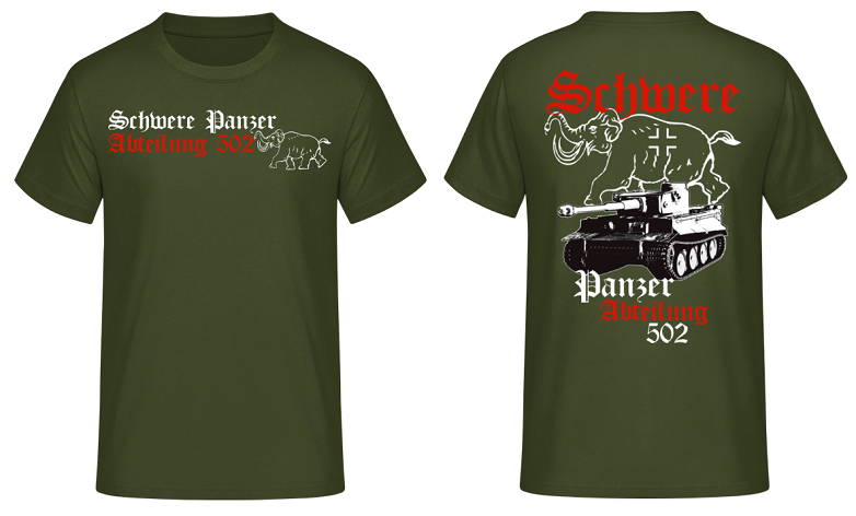 Schwere Panzerabteilung 502 T-Shirt - Wehrmacht1945.de