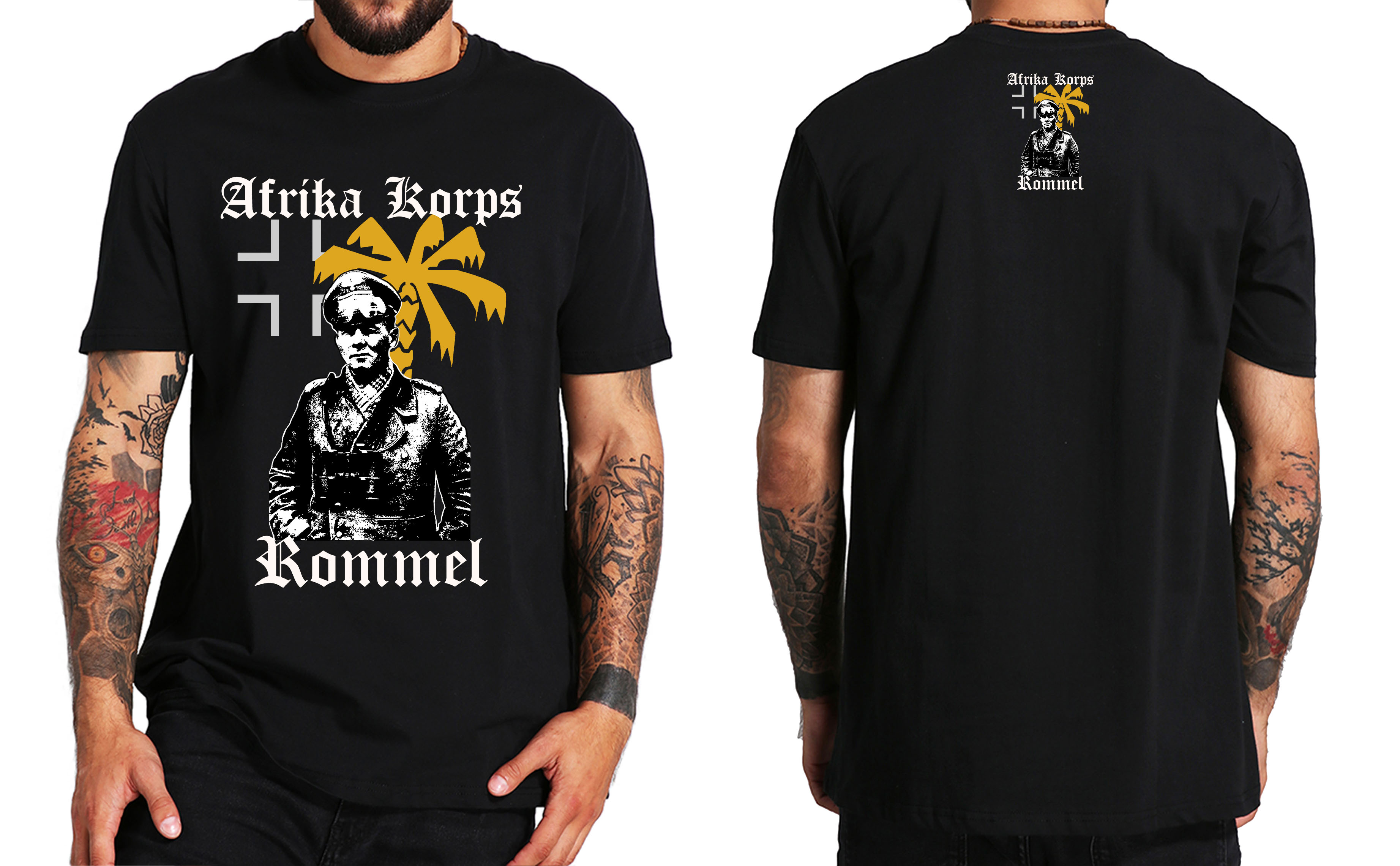 Afrika Korps Erwin Rommel T-Shirt - Wehrmacht1945.de