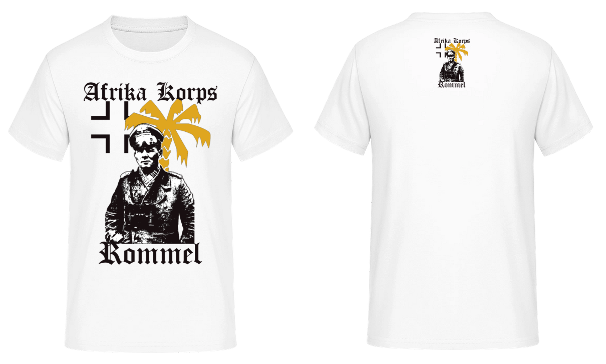 Afrika Korps Erwin Rommel T-Shirt - Wehrmacht1945.de