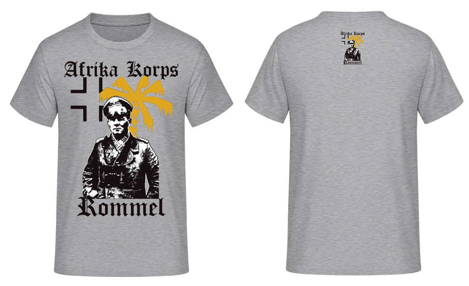 Afrika Korps Erwin Rommel T-Shirt - Wehrmacht1945.de